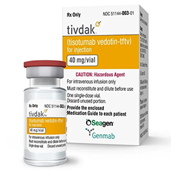 Tivdak (tisotumab vedotin-tftv) 40 mg injection for Cervical Cancer