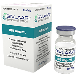 GIVLAARI (Givosiran 189 mg/mL) | Acute Hepatic Porphyria (AHP) Treatment